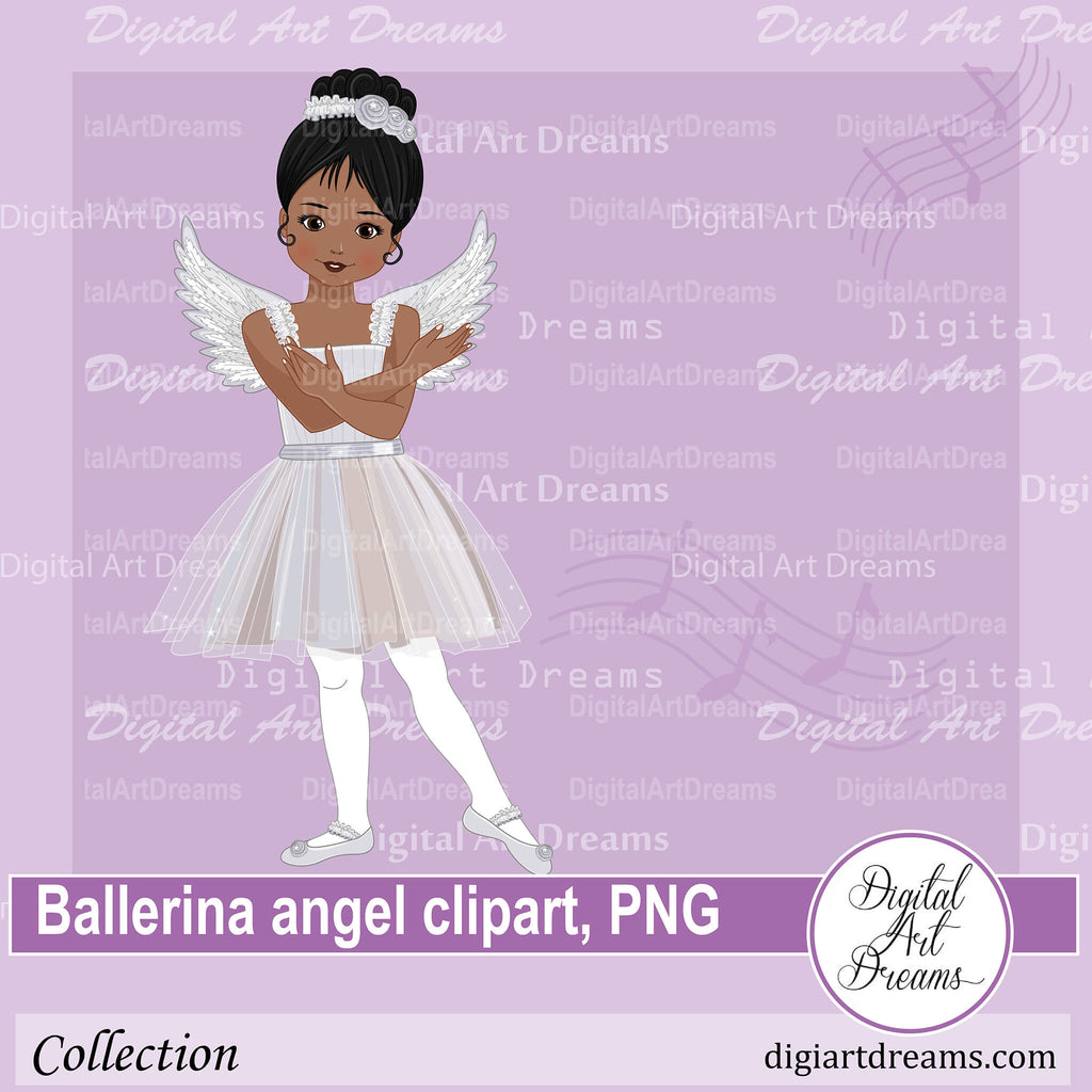 Angel Ballerina Clipart | PNG Images | Digital Art Dreams