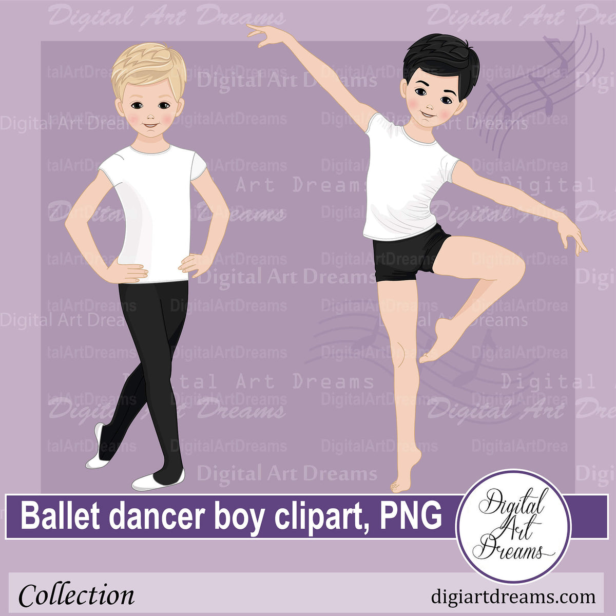Ballet Boy Clipart Images: Ballerina Male PNG – Digital Art Dreams